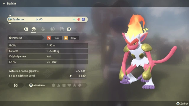 SHINY ALPHA PANFERNO 6IV / 6GV | Pokemon Legenden Arceus EUR 2,99 ...