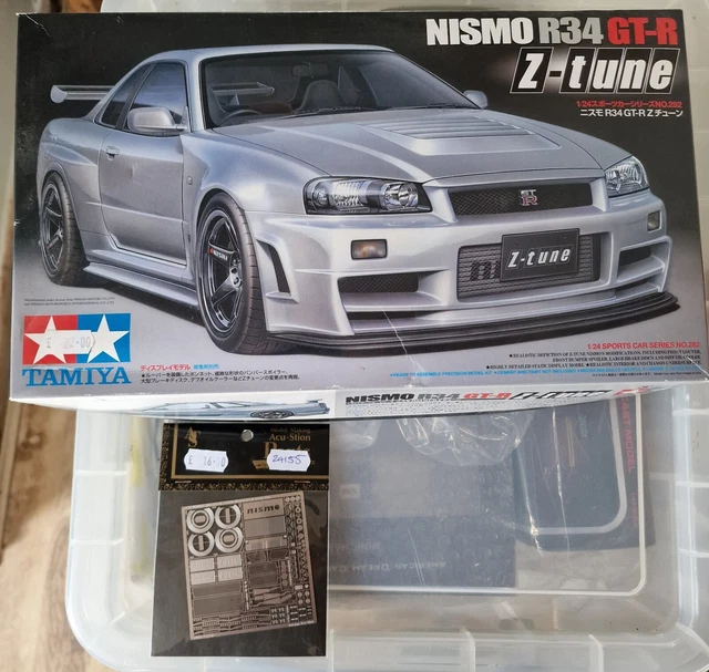 RARE TAMIYA NISMO R34 GT-R with exclusive Extra Metal parts set to ...