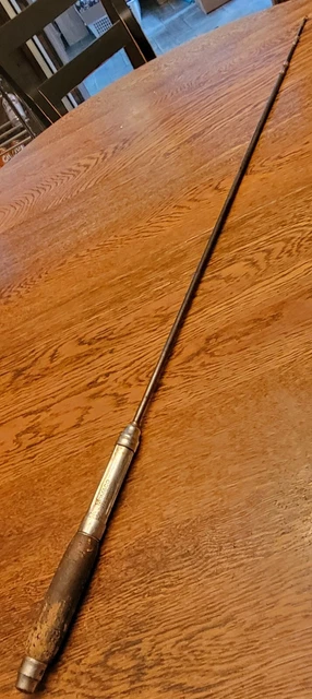 RARE VINTAGE HOMACO Telescoping Steel Metal Casting Fly Fishing Rod 36 ...