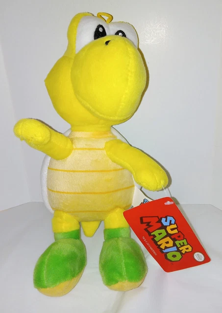 SUPER MARIO KOOPA TROOPA 11" PLUSH Official Nintendo Green Turtle Shell ...