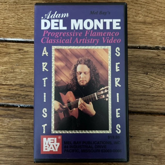 ADAM DEL MONTE Progressive Flamenco Classical Artistry Video VHS Artist ...