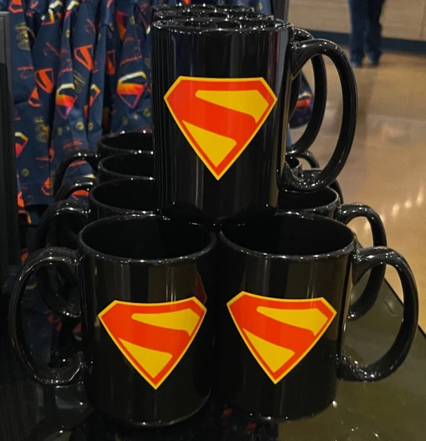 WARNER BROS. STUDIO Tour Hollywood 2025 Superman Shield Ceramic Mug New ...