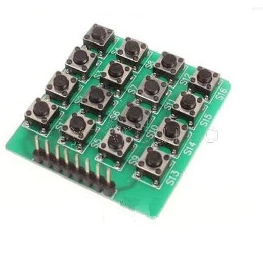 4X4 MATRIX KEYPAD Keyboard Module For Arduino atmel Raspberry PI $1.09 ...
