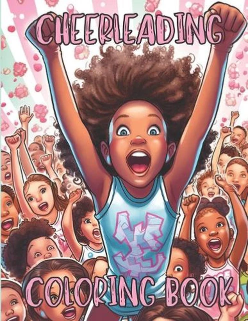 CHEERLEADING COLORING BOOK: Awesome Cheerleading Coloring Pages for ...
