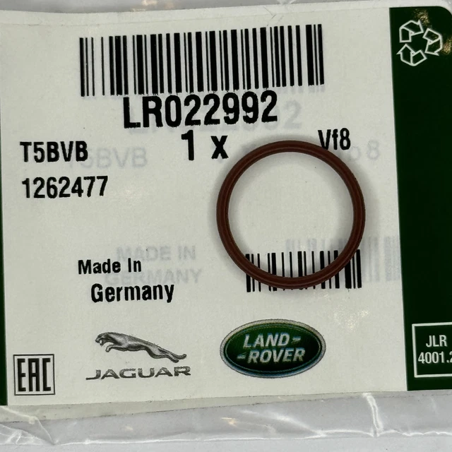 LAND ROVER SPORT Velar TDV6 Lower Fuel Injector O Ring 1x Seal Genuine ...