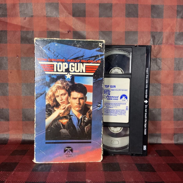 TOP GUN (VHS, 1987) Tom Cruise Val Kilmer Kelly McGillis Anthony ...