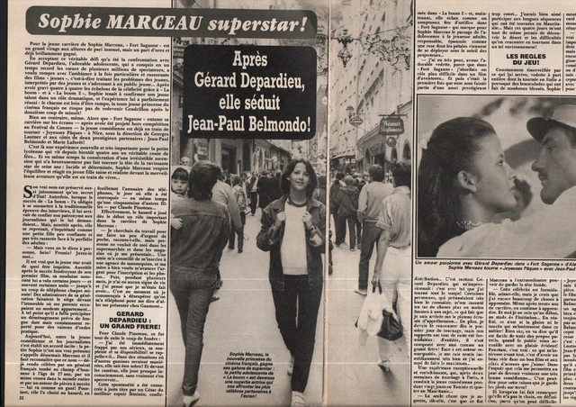COUPURE DE PRESSE Clipping 1984 Sophie Marceau (2 pages) EUR 5,00 - PicClick IT