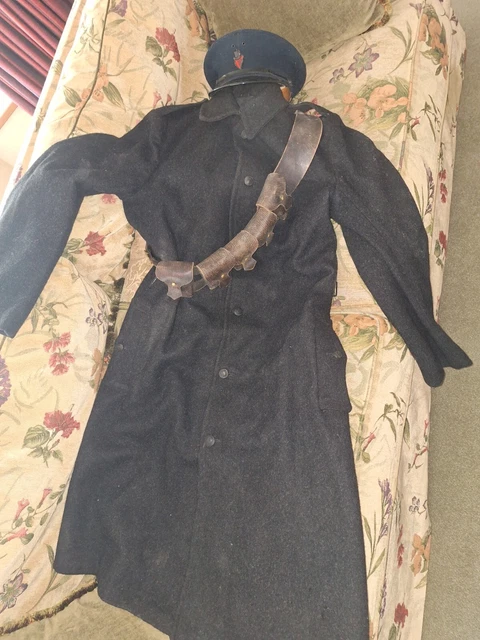 ULSTER B SPECIAL constabulary Uniform Cap Overcoat 303 bandolier Police ...