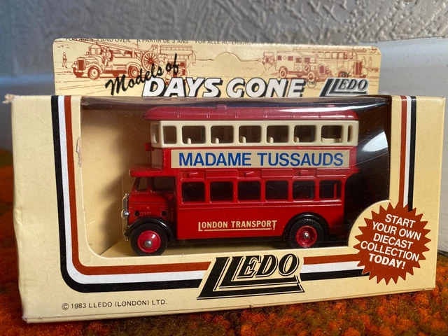 LLEDO MODELS OF Days Gone Madame Tussauds London Transport Bus 1983 EUR ...