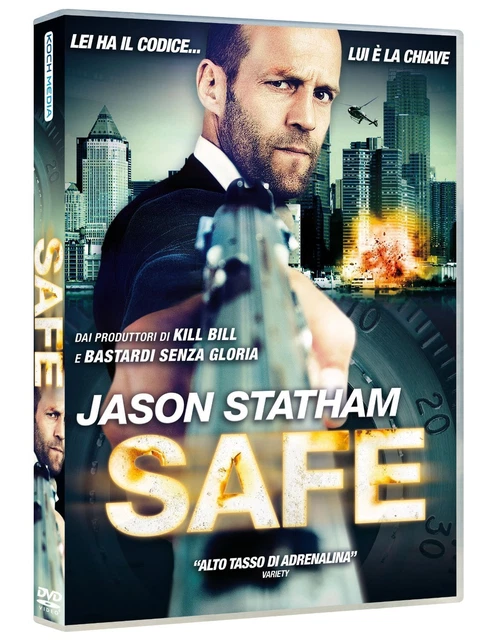SAFE (DVD) JASON Statham Catherine Chan Robert John Burke James Hong ...