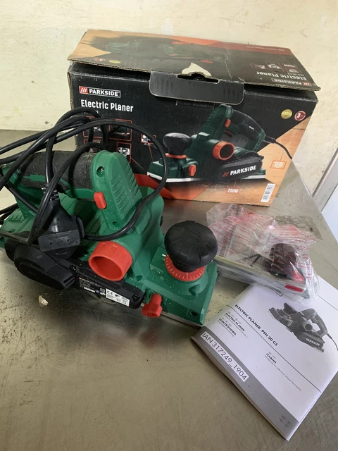 PARKSIDE CORDED ELECTRIC Planer 750w PEH 30 C3 £39.99 - PicClick UK