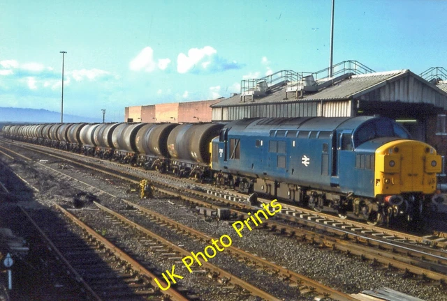 RAILWAY PHOTO 6X4 Class 37 37110 Oil Train Gateshead TMD c1983 £2.00 ...