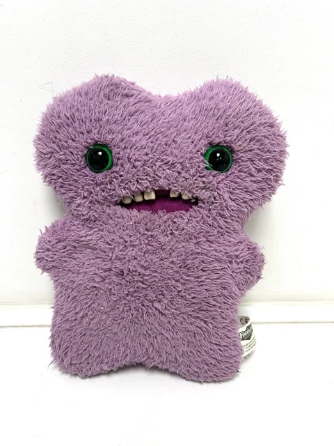FUGGLER FUNNY UGLY Monster Gaptooth McGoo Lilac Purple Soft Toy Plush ...
