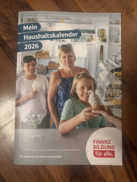 MEIN HAUSHALTSKALENDER 2026 Heft Planer Geld und Haushalt neu EUR 1,00 ...