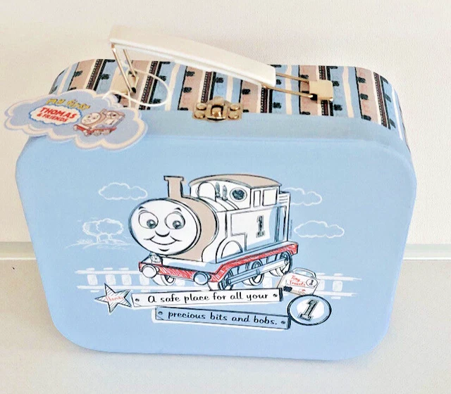 THOMAS THE TANK ENGINE Small SUITCASE BOX CARDBOARD CARRYING HANDLES ...