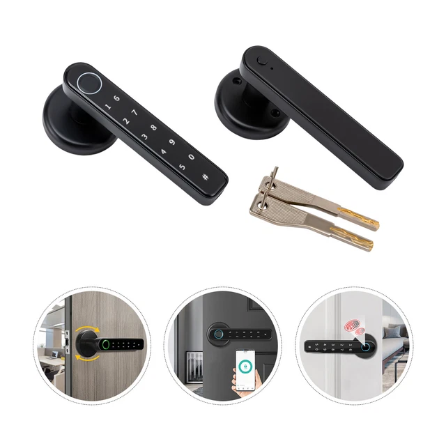 FINGERPRINT SMART DOOR Lock Biometric Door Handle Lock With WiFi New ...
