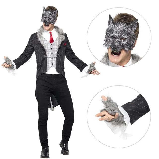 ADULT MENS DELUXE Big Bad Wolf Red Riding Hood Fairytale Fancy Dress ...