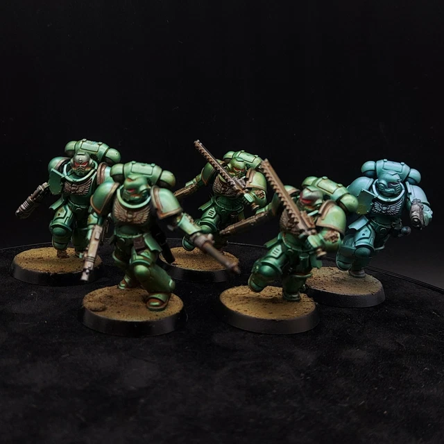 PRO PAINTED WARHAMMER 40k Primaris Alpha legion assault intercessors ×5 ...