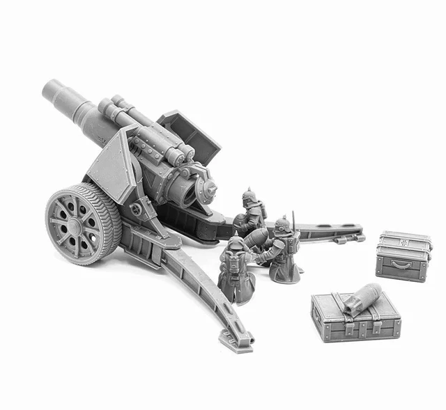 ARTILLERY HEAVY CANNON + Troops Resin/3D Printed Space Death Wargaming ...