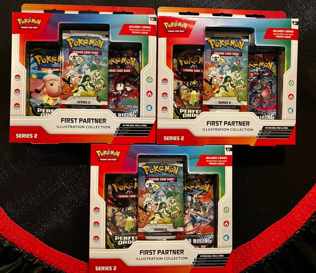 POKÉMON TCG FIRST Partner Illustration Collection Series 2 3 Sealed ...