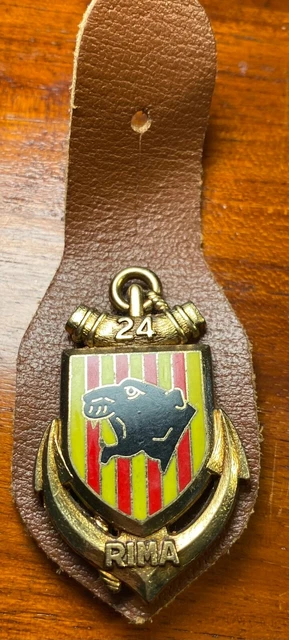 INSIGNE MILITAIRE INFANTERIE DE MARINE 24eme RIMA (PUC 11) DELSART EUR ...