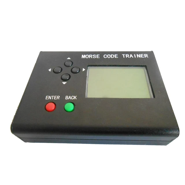 MORSE CODE TRAINER Shortwave Radio Telegraph CW Key Learning Radio with ...