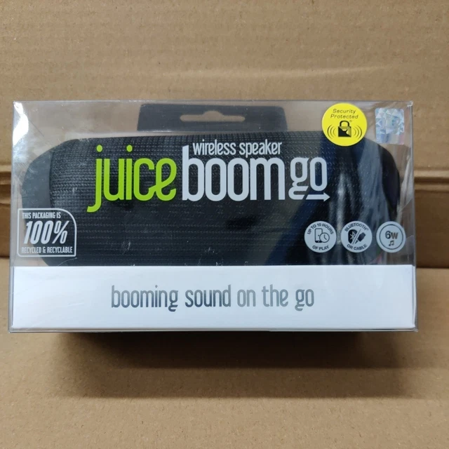 JUICE BOOM GO Portable Wireless Bluetooth Soundbar, Black. £16.14 ...