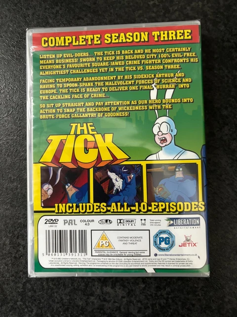 THE TICK COMPLETE 3Rd Season Dvd New Factory Sealed Uk Genuine 1994 £79 ...