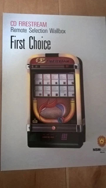 NSM CD FIRESTREAM Wallbox Jukebox Remote Selector Sales Brochure ...