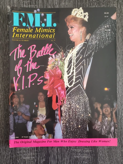 FEMALE MIMICS INTERNATIONAL Magazine # 35 Female impersonator Drag ...
