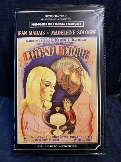 CASSETTE FILM VIDEO K7 VHS L’ETERNEL RETOUR Cocteau Jean Marais René Chateau EUR 20,00 - PicClick FR