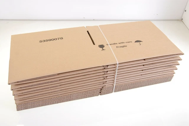 10 PIÈCE CARTONS Boîtes D'Expédition DHL Paquet Blitzboden Carton Envoi ...