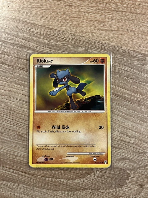 CARTE POKÉMON - Riolu - 61/130 - Diamant & Perle EUR 1,00 - PicClick FR
