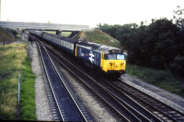 35MM ORIGINAL COLOUR Rail Slide BR Class 50 50032 at Unknown Location £ ...