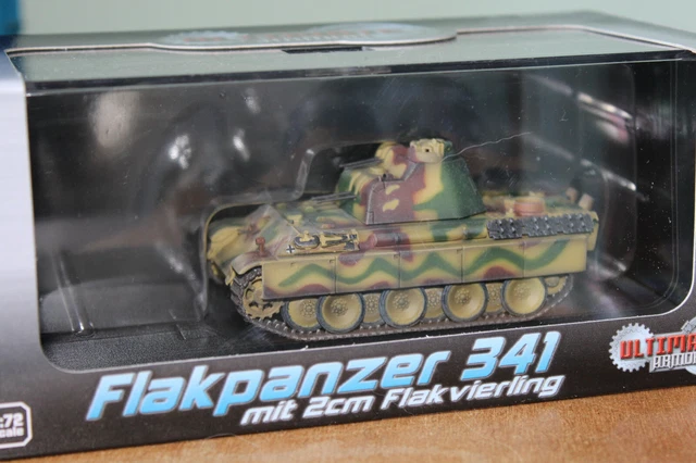 DRAGON ARMOR 1:72 FLAKPANZER 341 2cm FLAKVIERLING - GERMANY 1945 60644 ...