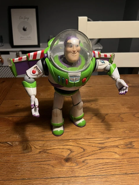 DISNEY BUZZ LIGHTYEAR Toy Story 12" Figure Talking Sound Effects ...