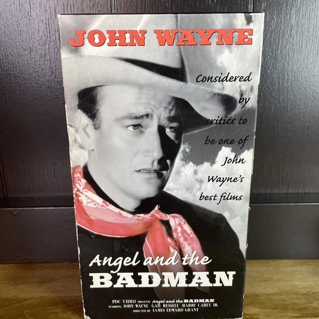 ANGEL AND THE Badman VHS 1997 Vintage Western John Wayne Classic $4.99 ...
