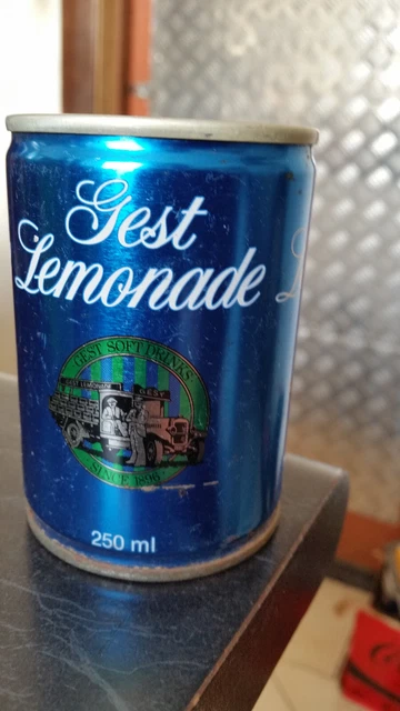 RARE VINTAGE GEST lemonade soft drink tin can EUR 57,31 - PicClick FR