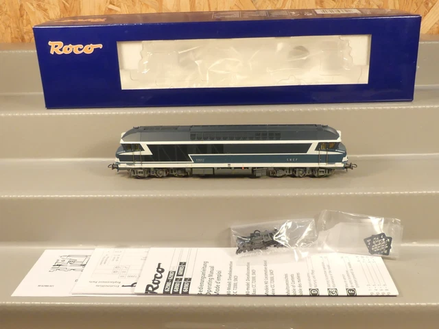 ROCO 62980 SNCF 72012 NEM DC Gleichstrom Lok Diesellok Ovp EUR 164,99 ...