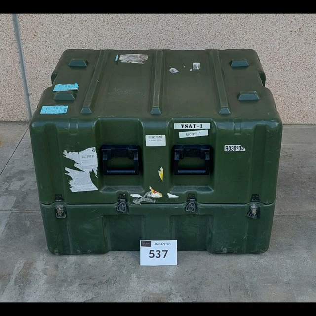 TRANSPORT CASE HARDIGG Militare Verde Pelican Humvee Baule Militare EUR ...