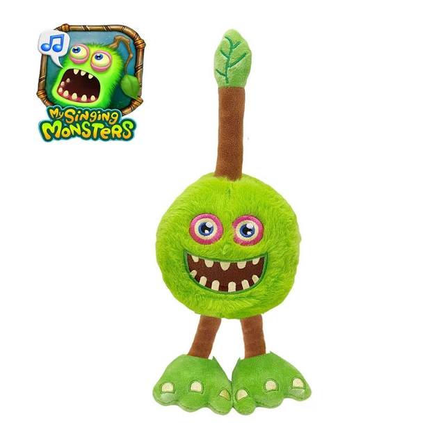 MY SINGING MONSTERS soft Teddy Furcorn Plush Toy Green Little Monster ...