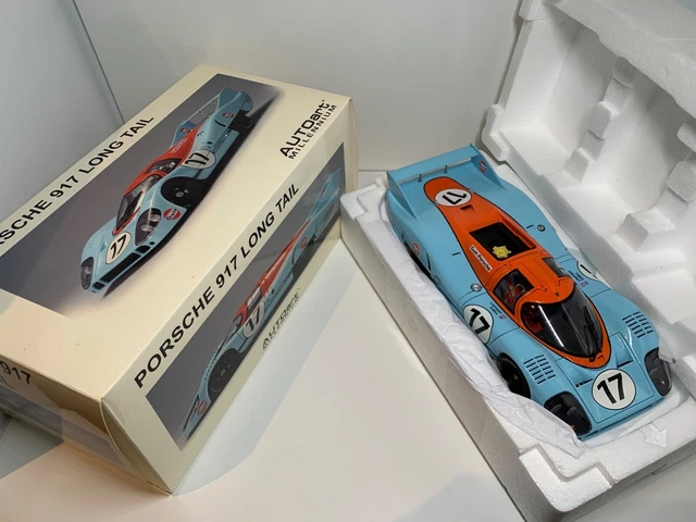AUTOART PORSCHE 917 Long Tail Le Mans 1971 Siffert/Bell 1:18 $400.00 ...
