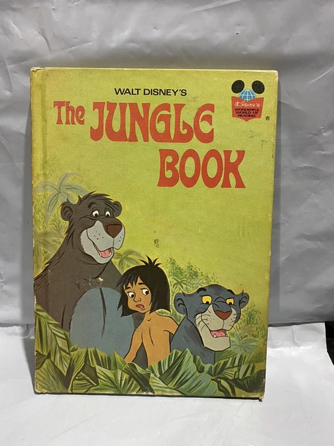 VINTAGE WALT DISNEY Childrens Book The Jungle Book 1974 £6.06 - PicClick UK