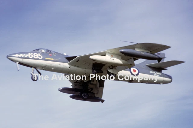 ROYAL NAVY 764 Squadron Hawker Hunter GA.11 XE689 (1972) Photograph £1. ...