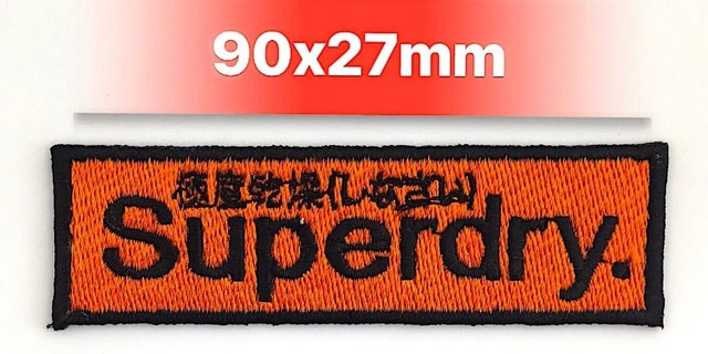 EMBROIDERED SUPERDRY PATCH badge iron on patch no- £4.89 - PicClick UK