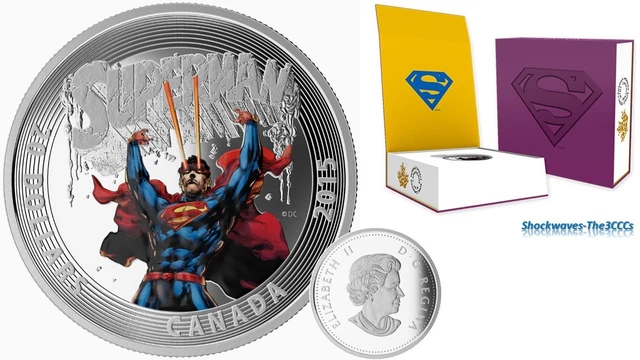 2015 SILVER ICONIC Comic Book Covers Superman #28 COIN $138.85 ...