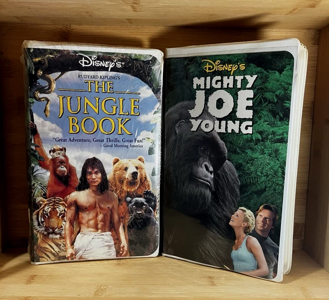 VHS/DISNEY’S RUDYARD KIPLING’S THE JUNGLE BOOK/MIGHTY JOE YOUNG - Live ...
