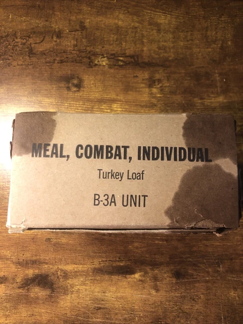 EMPTY VIETNAM WAR Era C-Ration MCI Military Ration Box Turkey Loaf 1967 ...