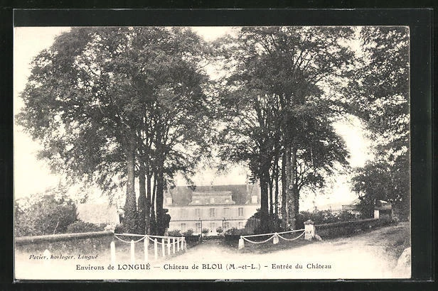 CPA BLOU, ENTRÉE du Château EUR 5,00 - PicClick FR