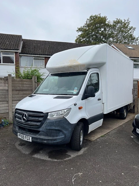 MERCEDES SPRINTER LUTON Van & Tail Lift 2020 Low Mileage 90000 M-Euro 6 ...
